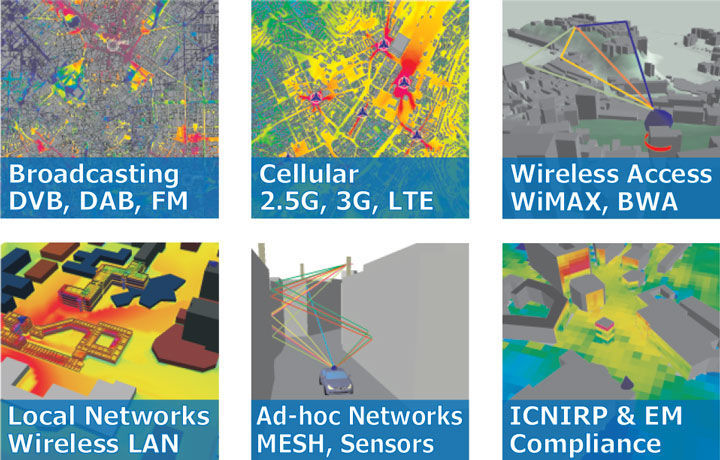 Logiciel de planification - WinProp - ALTAIR - de simulation / 3D