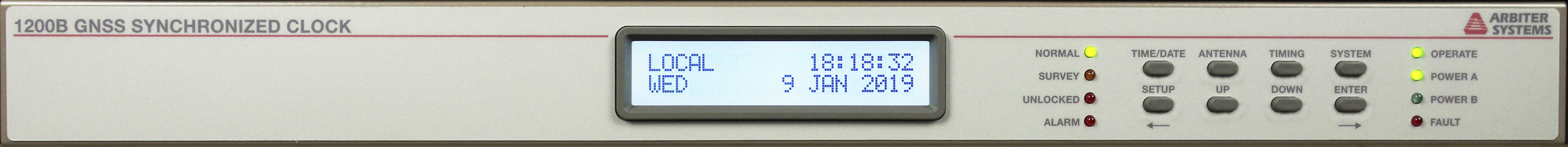 Horloge synchronisée - 1200B - Arbiter Systems - GPS / LCD / PTP