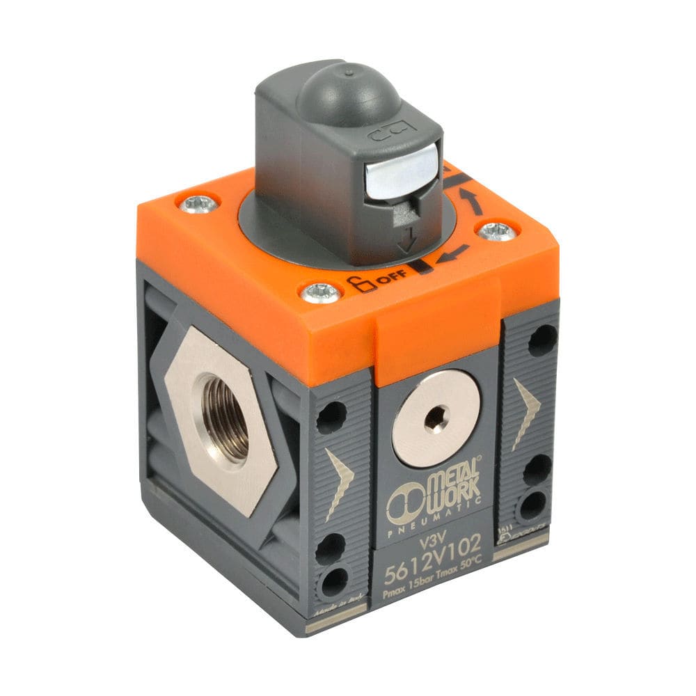 Vanne manuelle - V3V SY series - METAL WORK - électropneumatique / à ...