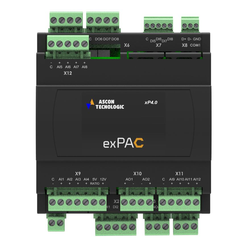 Module d'extension pour relais - xP4 - ASCON TECNOLOGIC - d'E/S / avec automate programmable