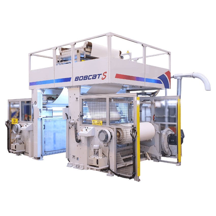 Enrouleuse/bobineuse pour grande laize - BOBCAT S - DCM ATN - aluminium ...