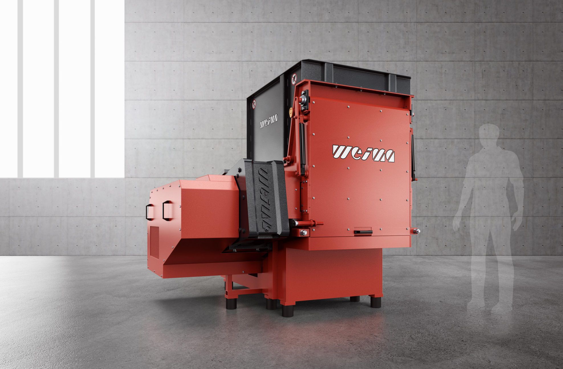 Déchiqueteur primaire - WLK 10 - WEIMA Maschinenbau GmbH - à 1 arbre / de copeaux / pour carton