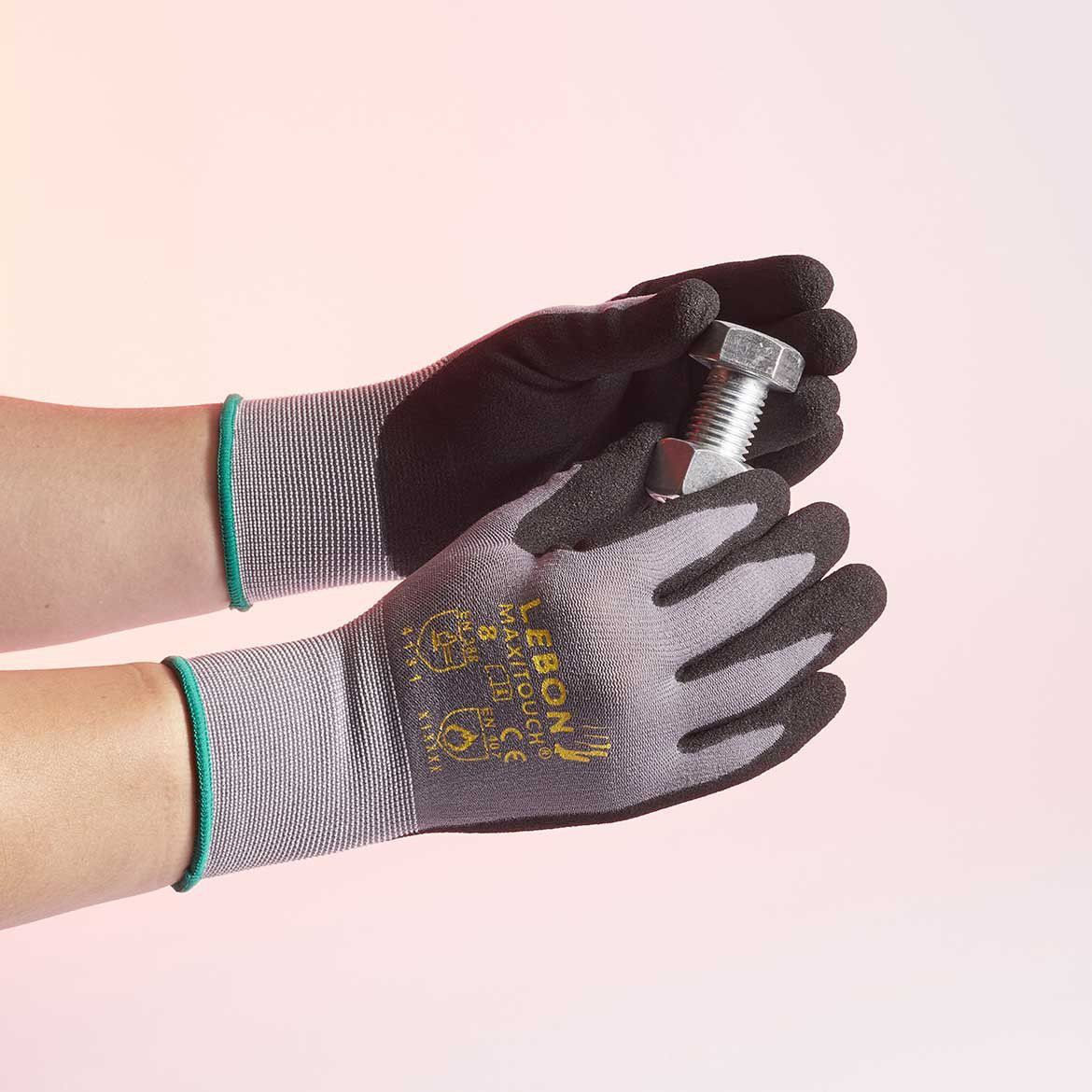 Gant de travail - MAXITOUCH® - LEBON - résistant à l'abrasion / en ...