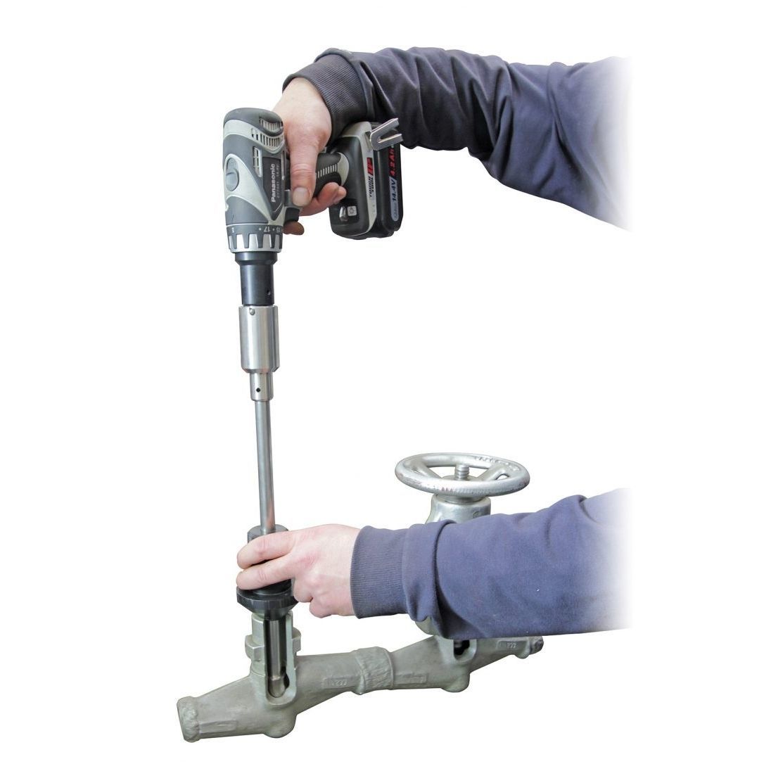 Machine à roder pour vanne à boisseau sphérique - POLIR C2.5 - Ventil ...