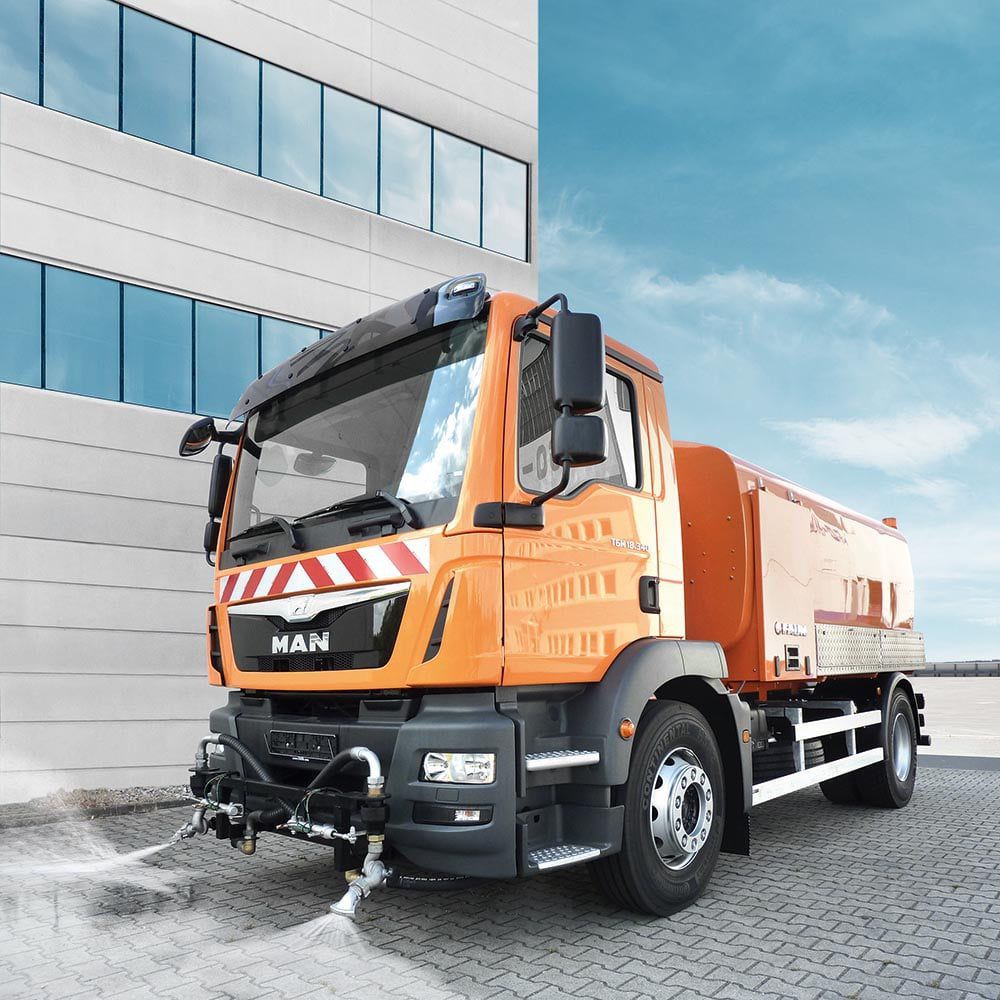 Balayeuse aspiratrice sur camion - AQUAJET - FAUN Umwelttechnik GmbH ...