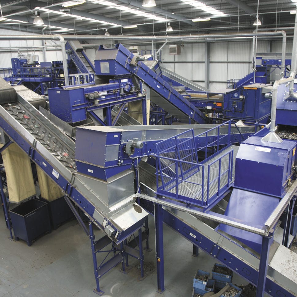 Installation de recyclage DEEE - ANDRITZ Recycling - en une seule étape