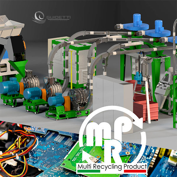 Unité de recyclage DEEE - MRP - Guidetti Recycling Systems - d ...