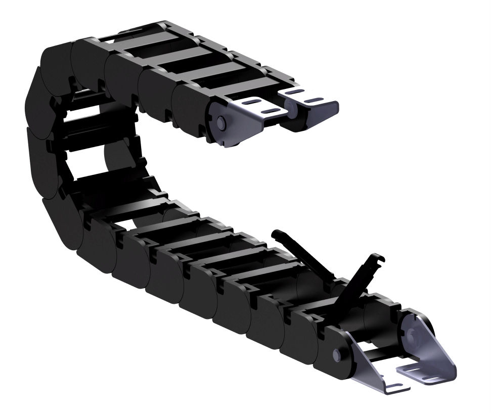 Chaîne porte-câbles ouvrable - SL.037 - Sacchi Longo - en plastique ...