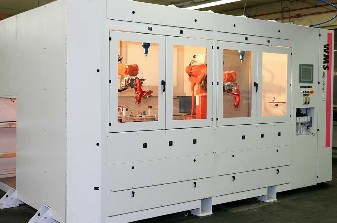 Cellule robotisée d'ébavurage - W10 Twin - WMS-engineering Werkzeuge-Maschinen-Systeme GmbH