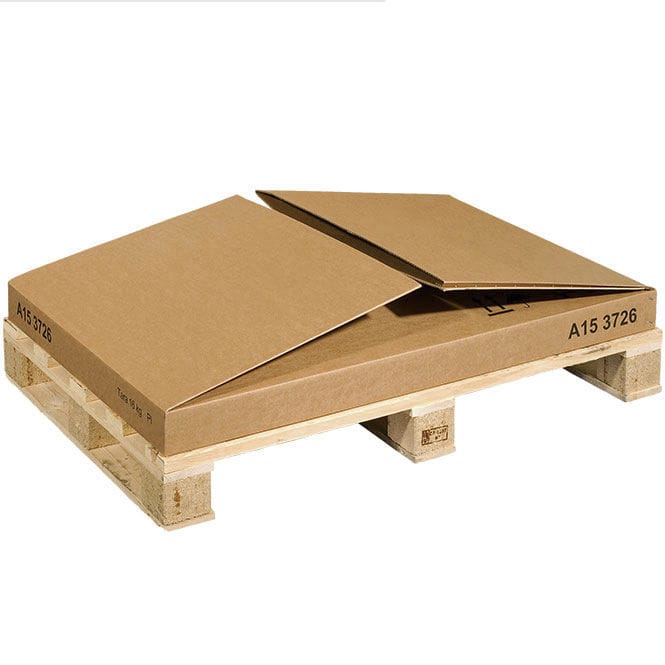 Caisse-palette en carton - PAK.z99 - ZAMKO - pliable / empilable / ondulée