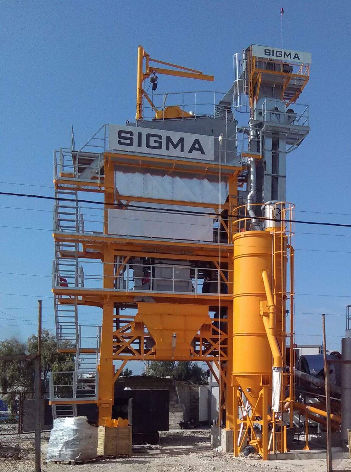 Centrale d'enrobage transportable - COMPACT 1000 - SIGMA ASPHALT ...