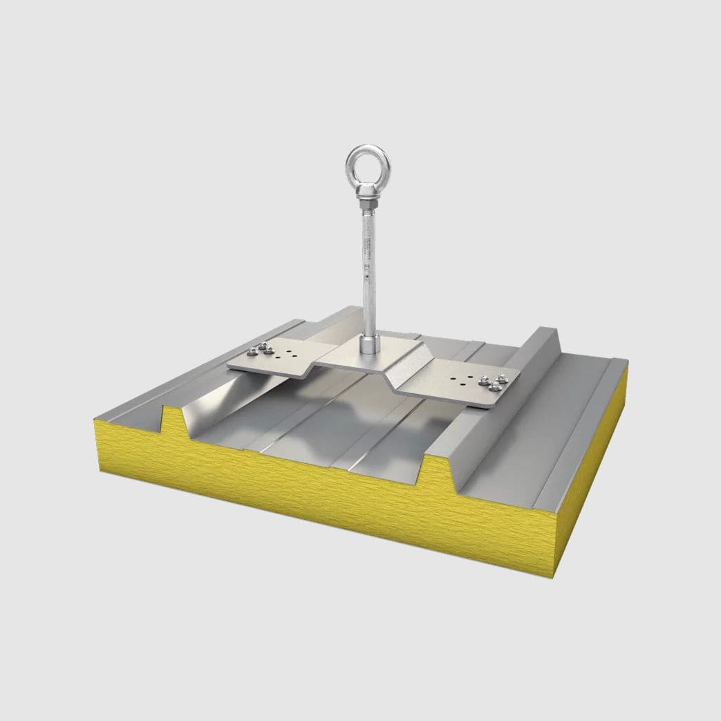 Ancrage antichute en acier inoxydable - ABS-Lock X-SW-6 - SafetyConcept s.a. - pour acier
