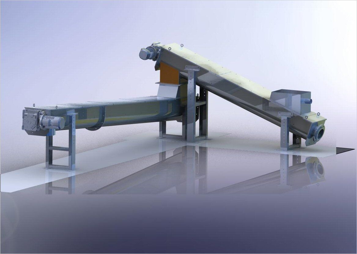 Convoyeur à vis sans âme - TSA - SE.F.T. - horizontal / de transport