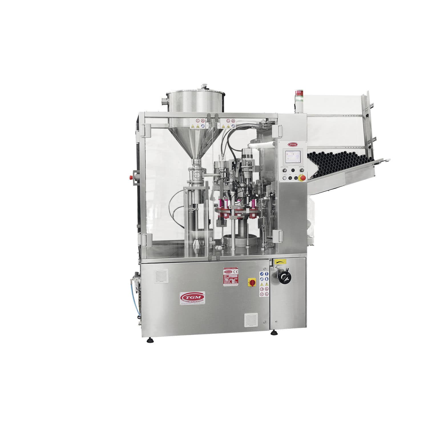 Remplisseuse scelleuse automatique - E250 Matic - TGM TECNOMACHINES - rotative / pour produits ...