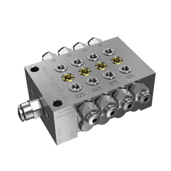 Distributeur progressif de lubrifiant - nP - Dropsa spa - modulaire ...