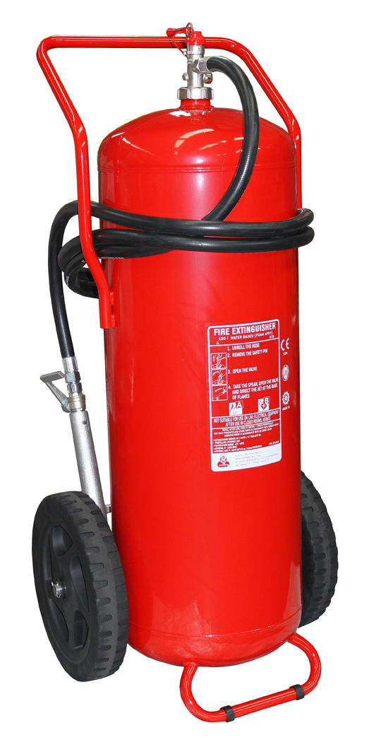 Extincteur à mousse - 100 L, A IVB, AFFF 6% | SCH10004 - Pii Srl - à roues