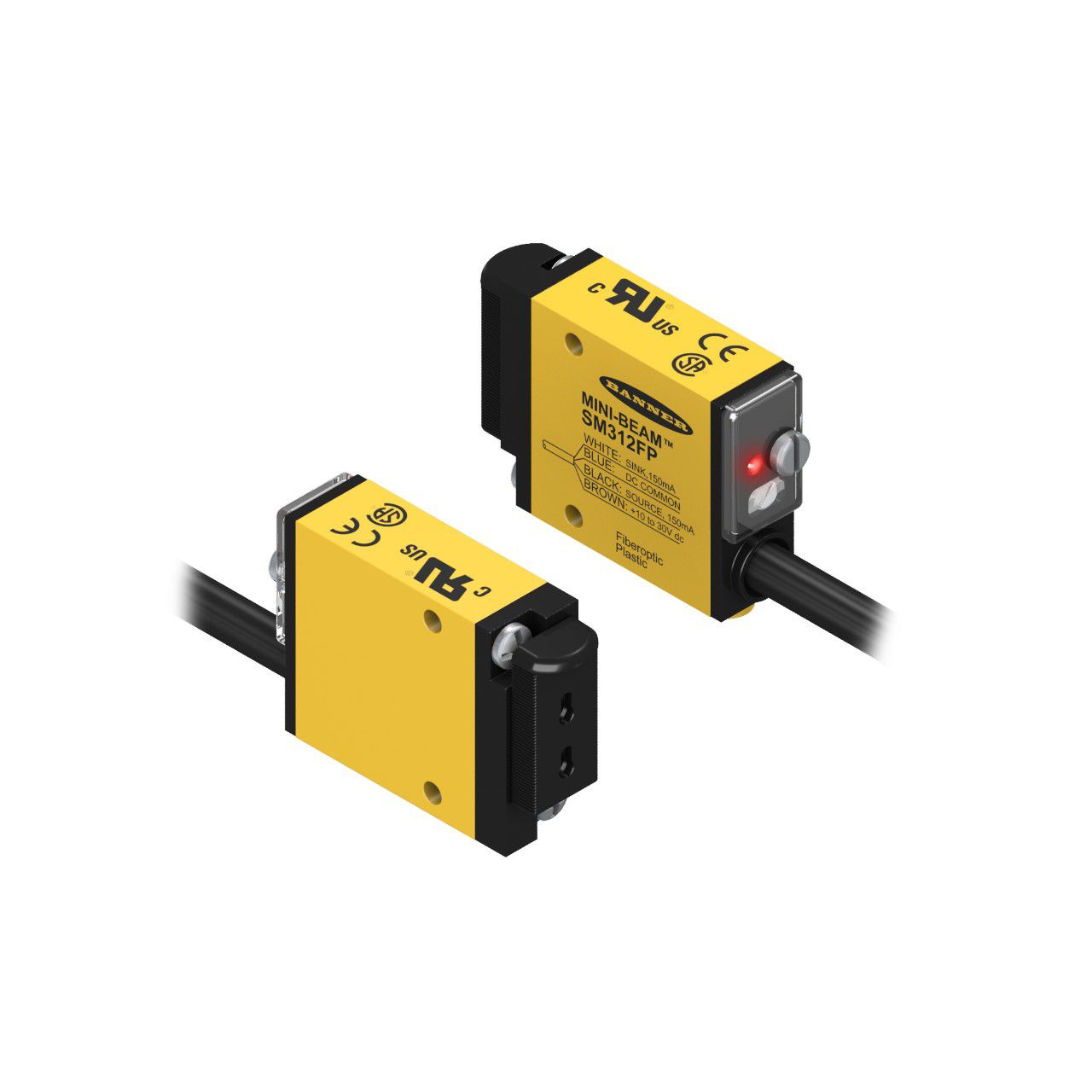 Détecteur photoélectrique rectangulaire - MINI-BEAM SERIES FIBER OPTIC ...
