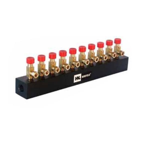 Manifold multivoie - 900 series - British Rototherm Co. Ltd - aluminium / de répartition / pour air