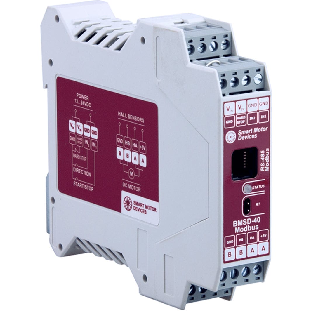 Contrôleur moteur Modbus - BMSD-40ModBus - Smart Motor Devices - à balais / DC / à entrées ...