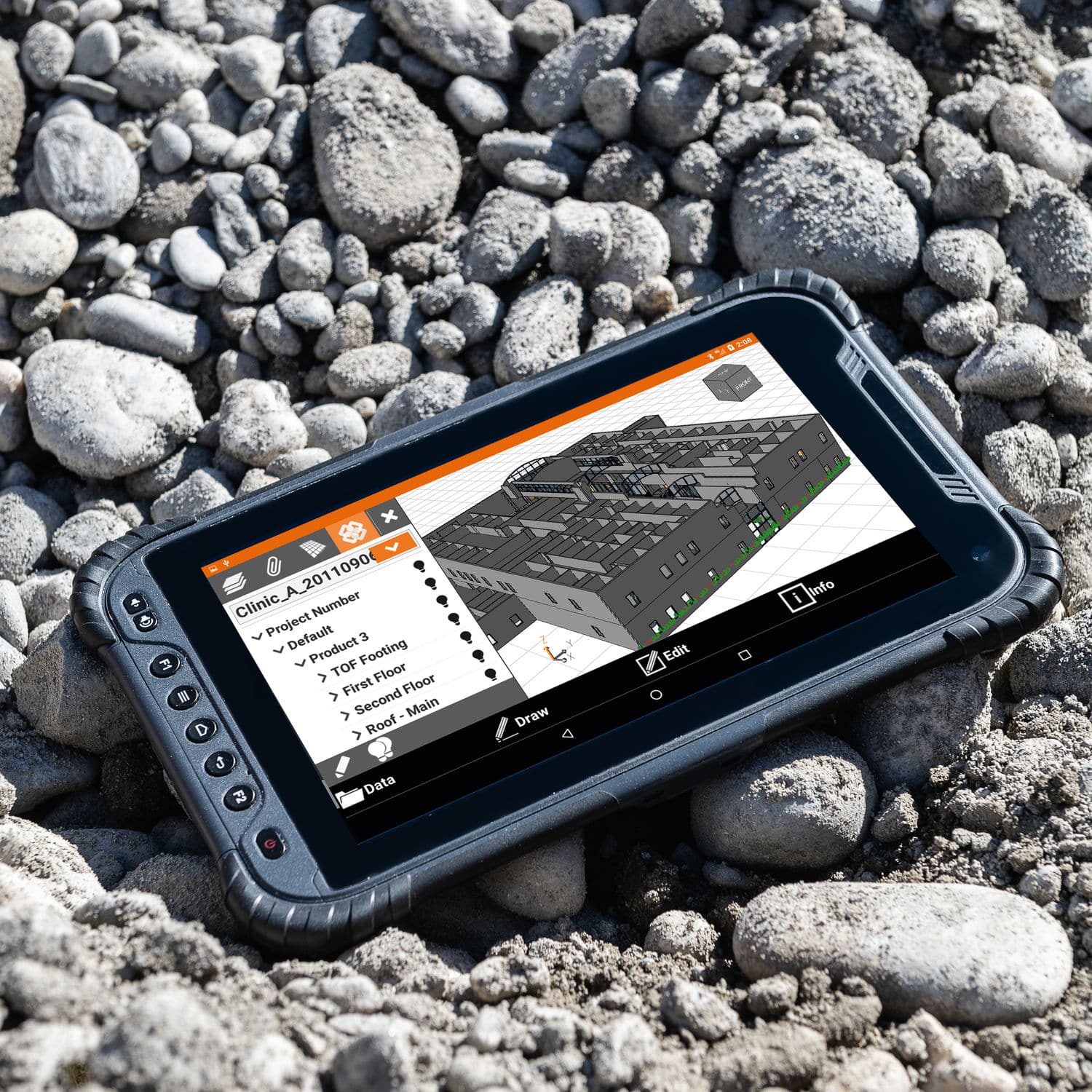 Carnet de terrain durci - Zenius800 - GeoMax - GPS