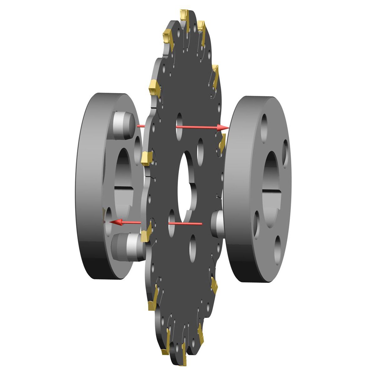Fraise trois tailles - KVNS™ KVNS series - Kennametal - à plaquettes ...