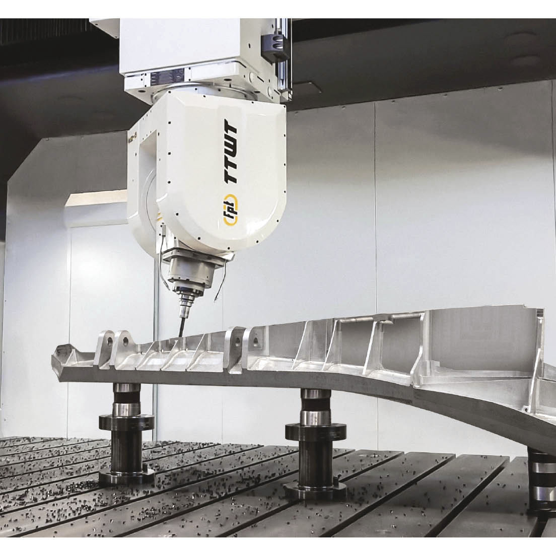 Fraiseuse CNC 5 axes / verticale / à portique / à table fixe - DINOSPIN ...