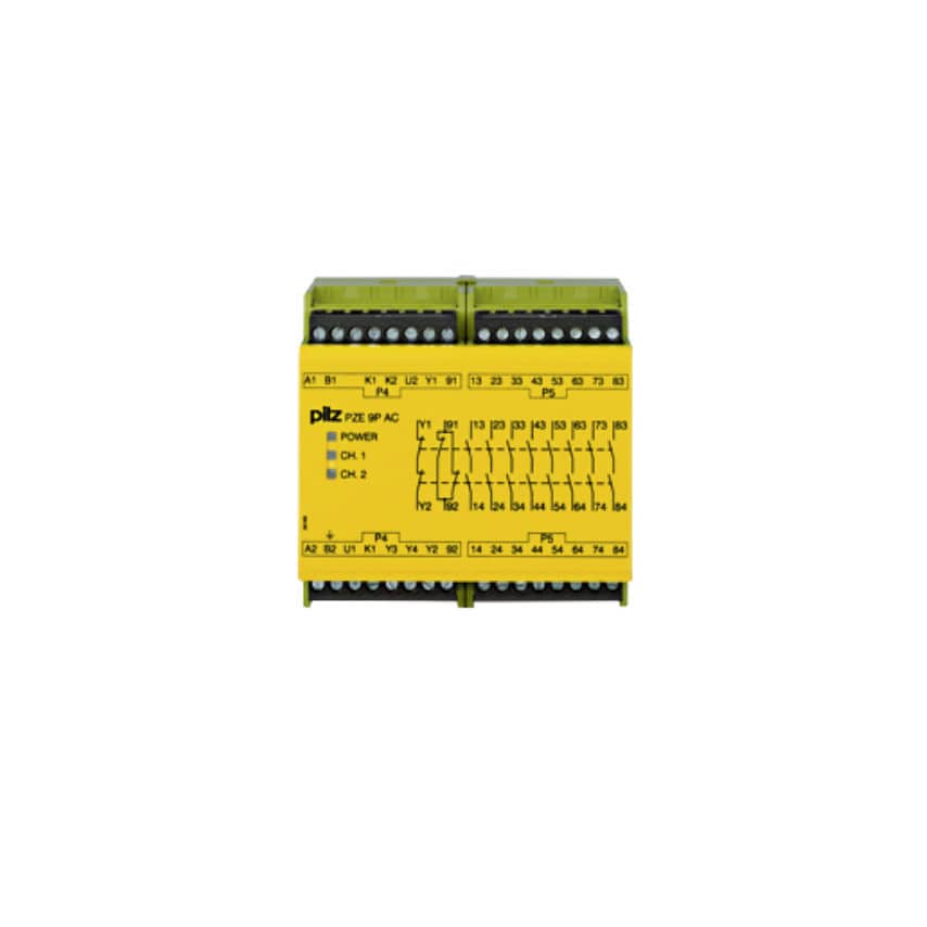 Relais de sécurité - PZE 9P - PILZ - AC/DC / embrochable