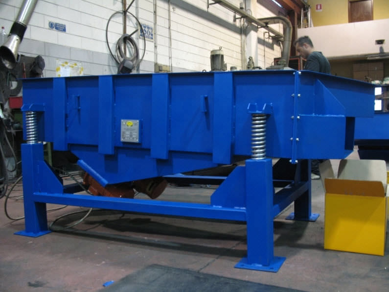 Crible vibrant / solides/liquides / en acier inoxydable / rectangulaire ...