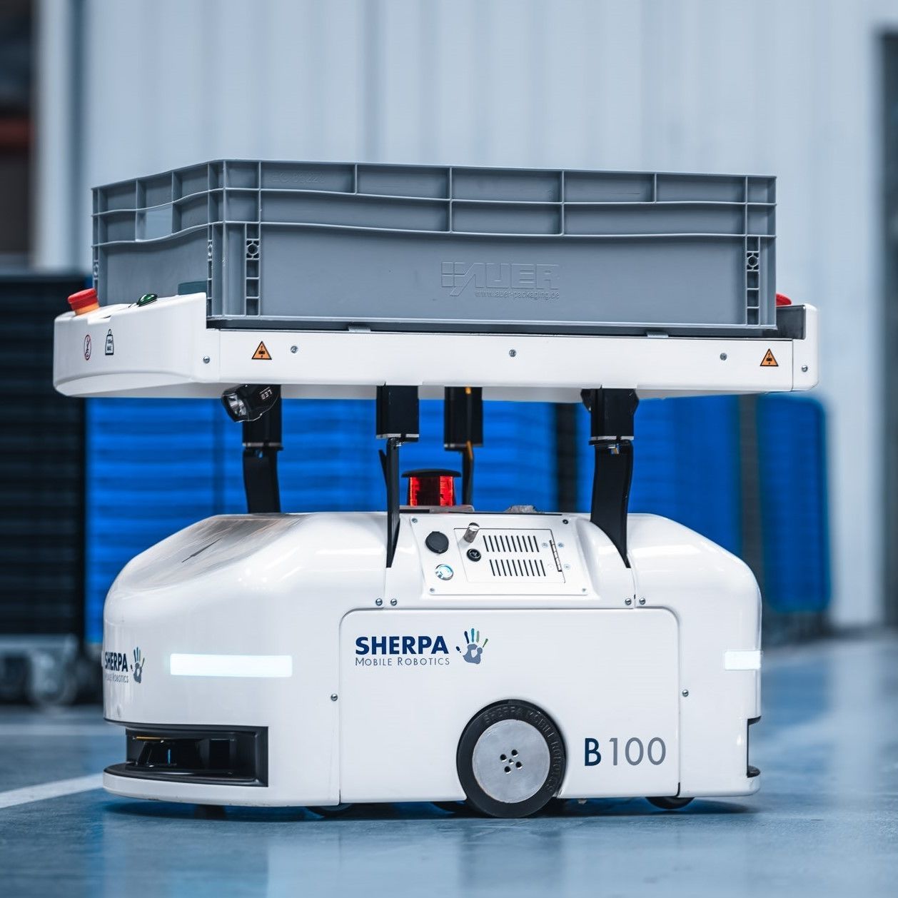 Robot mobile autonome de manutention - SHERPA B - NORCAN - de transfert ...