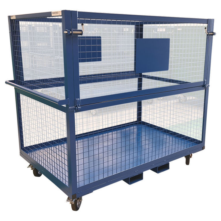 Chariot de transport - CHAR300-4108-1 - MANERGO - en acier / poubelle ...