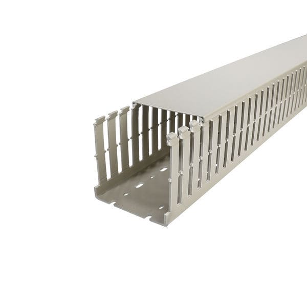 Goulotte de câblage - GF-A12/8 - SES-STERLING - en PVC / rainurée / rigide