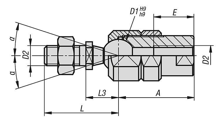 Embout à rotule mâle-femelle - 27670 - norelem - Éléments standard ...