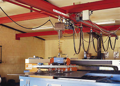 Pont roulant monorail - CONVOYNORT - avec système de levage léger / aérien