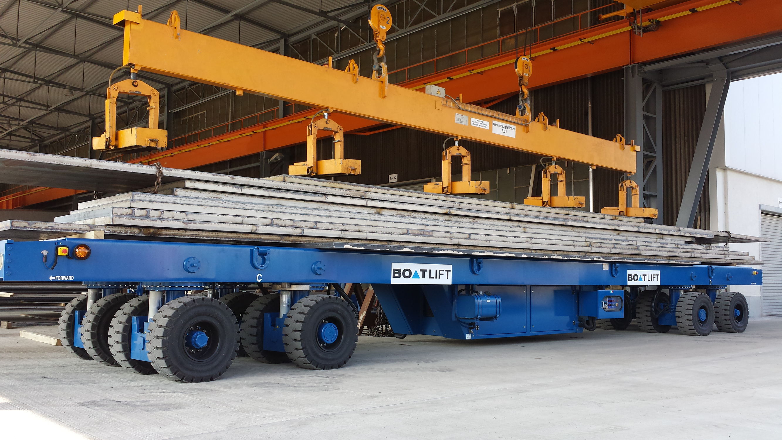 Chariot automoteur diesel - IL 130 - INDUSTRIAL LIFT - à 4 essieux ...