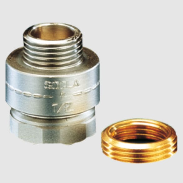 Casse-vide en laiton chromé - HD206 - SOCLA - en POM / en NBR