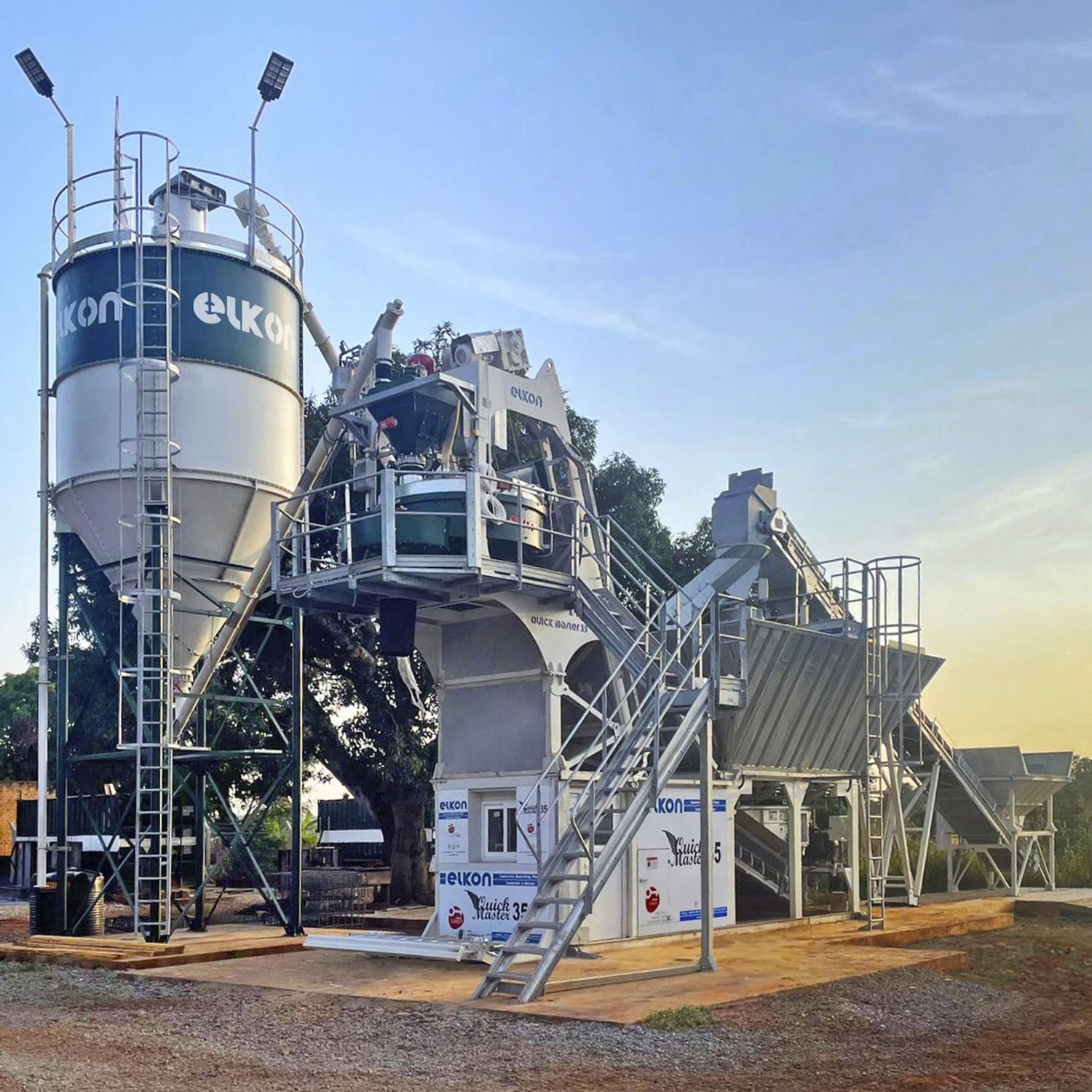 Centrale à béton semi-mobile - ELKON