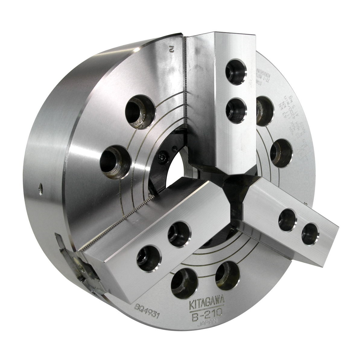 Mandrin automatique - B-210 - Kitagawa Europe - 3 mors / avec passage ...