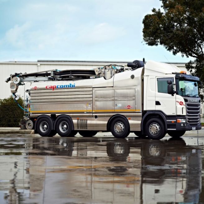 Camion hydrocureur - COMBI_CL series - CAPPELLOTTO S.P.A. - à 4 essieux