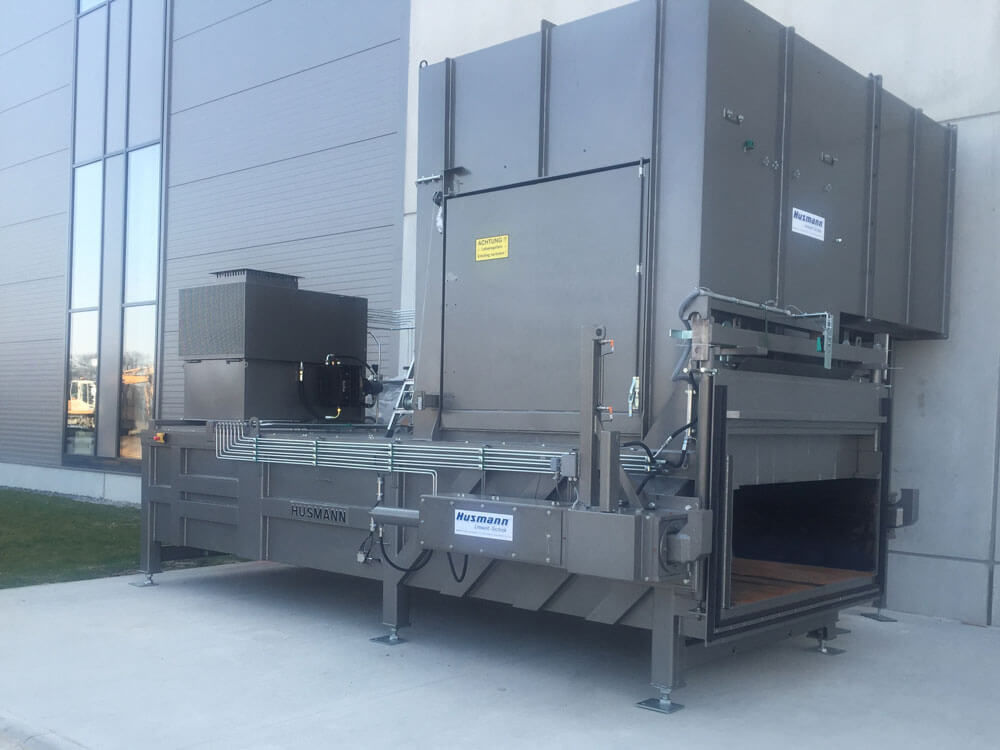 Compacteur de bois - MP - Husmann Umwelt-Technik - papier / stationnaire