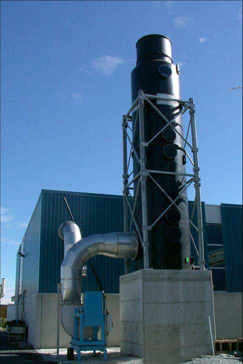 Laveur de gaz à voie humide - LIKUSTA Umwelttechnik - biologique / pour ...