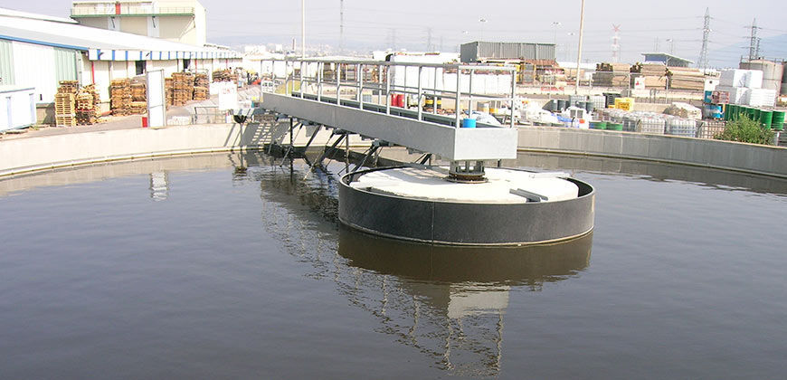 Clarificateur circulaire / avec pont racleur - PTP - SAVI srl