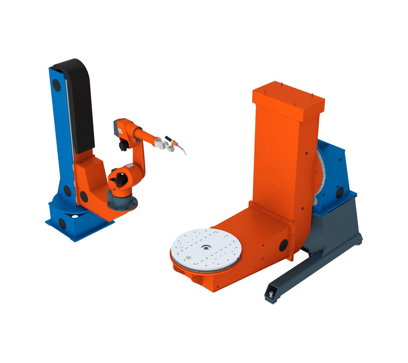 Positionneur linéaire / rotatif / vertical / 1 axe - QR-RP-VS-5kN - CLOOS