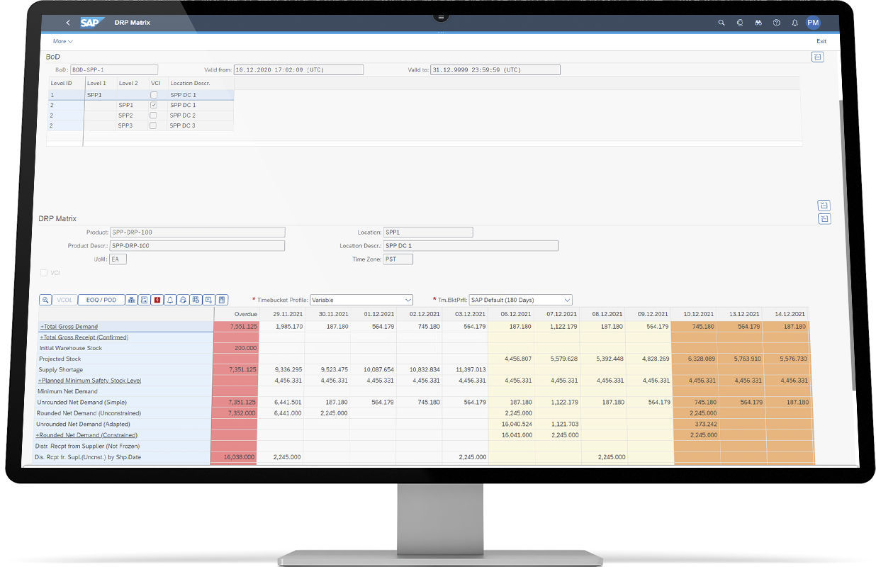 Logiciel de gestion logistique - S/4HANA - SAP - de planification / de ...