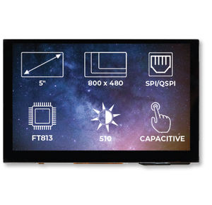 Module d'affichage TFT - RiTFT-43-FR - Riverdi - 480 x 272 / industriel