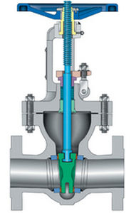 Vanne à opercule - VELAN - avec volant / d'arrêt / à sièges parallèles