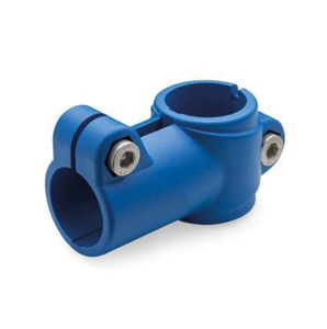 Connecteur de tube rond - FE - Inocon GmbH - en inox / réglable