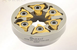 Porte-outil ISO - TI series - AKKO CUTTING TOOLS - à vis de réglage / de filetage / pour ...