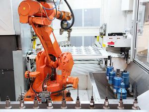 Cellule robotisée d'ébavurage - W30 TWIN+ - WMS-engineering Werkzeuge-Maschinen-Systeme GmbH