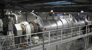 Sécheur à tambour rotatif - COMESSA - de revêtement / rotatif