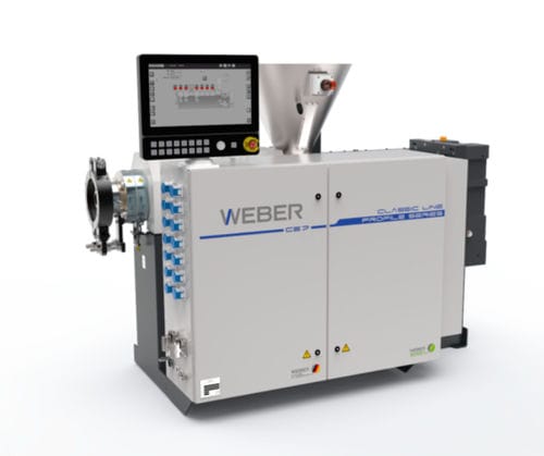 Extrudeuse bivis - CE series - Weber - pour PVC / compacte